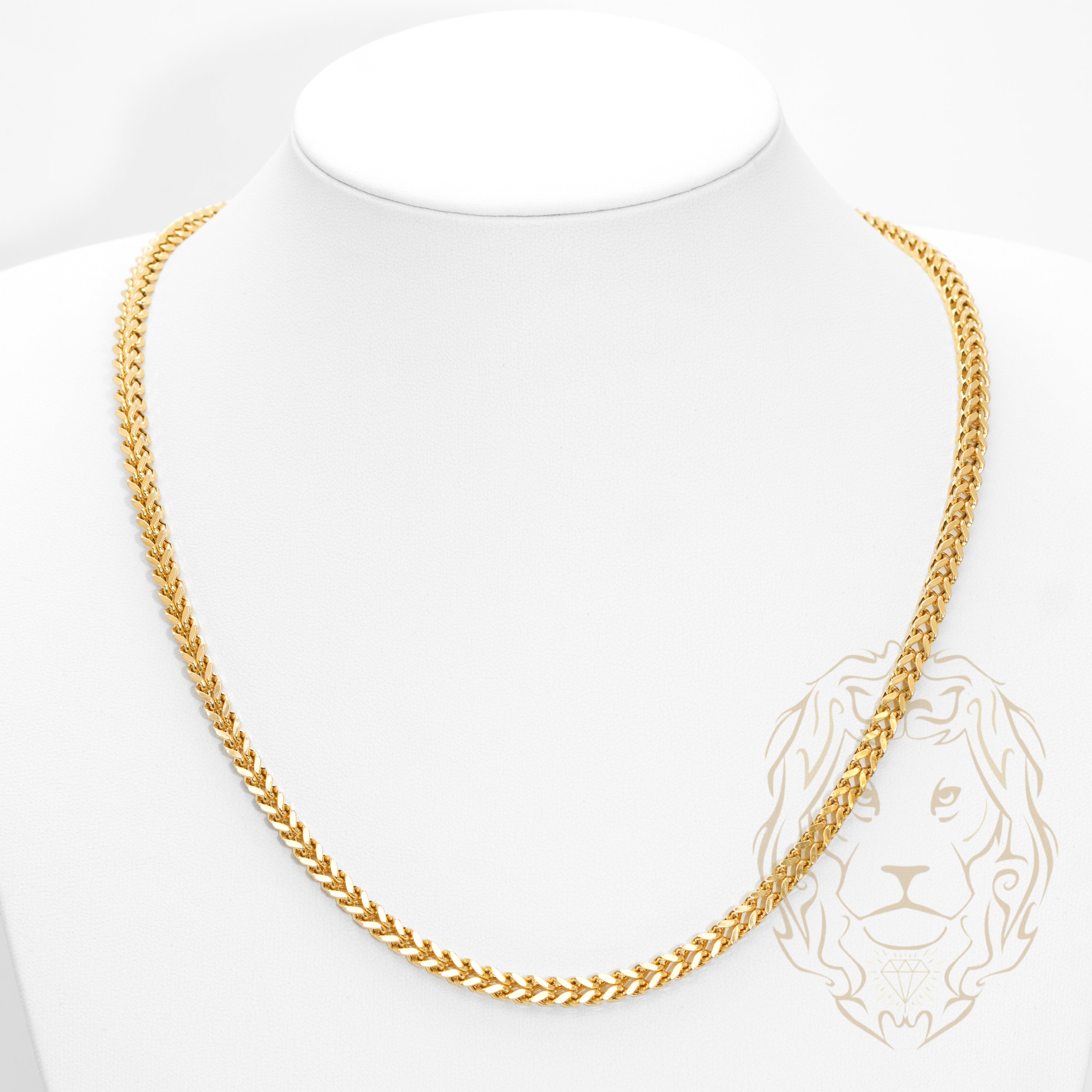 Chaîne - Or 10K jaune franco 4.4mm - CHG880 – Bijouterie Jamil
